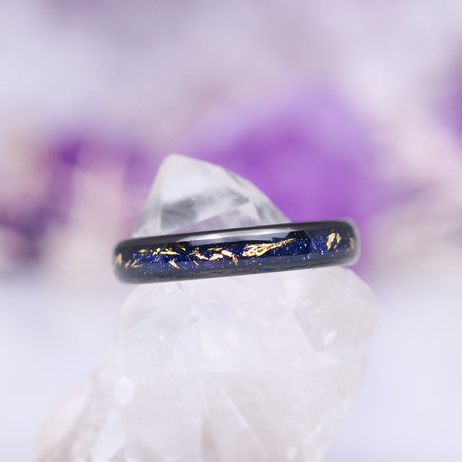 Stardust Couples Ring – Aquamarise